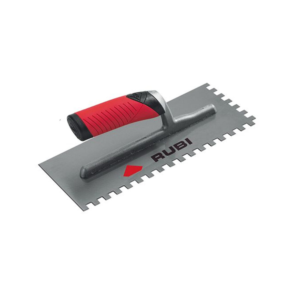 Rubi Steel Trowel 3/8 x 3/8 Notched - Bert Vis Flooring